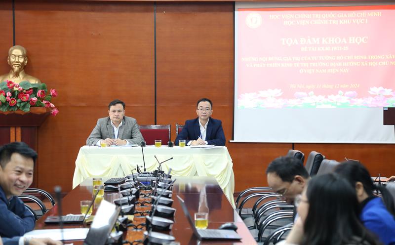 Tọa đàm khoa học "Những nội dung, giá trị của tư tưởng Hồ Chí Minh ...